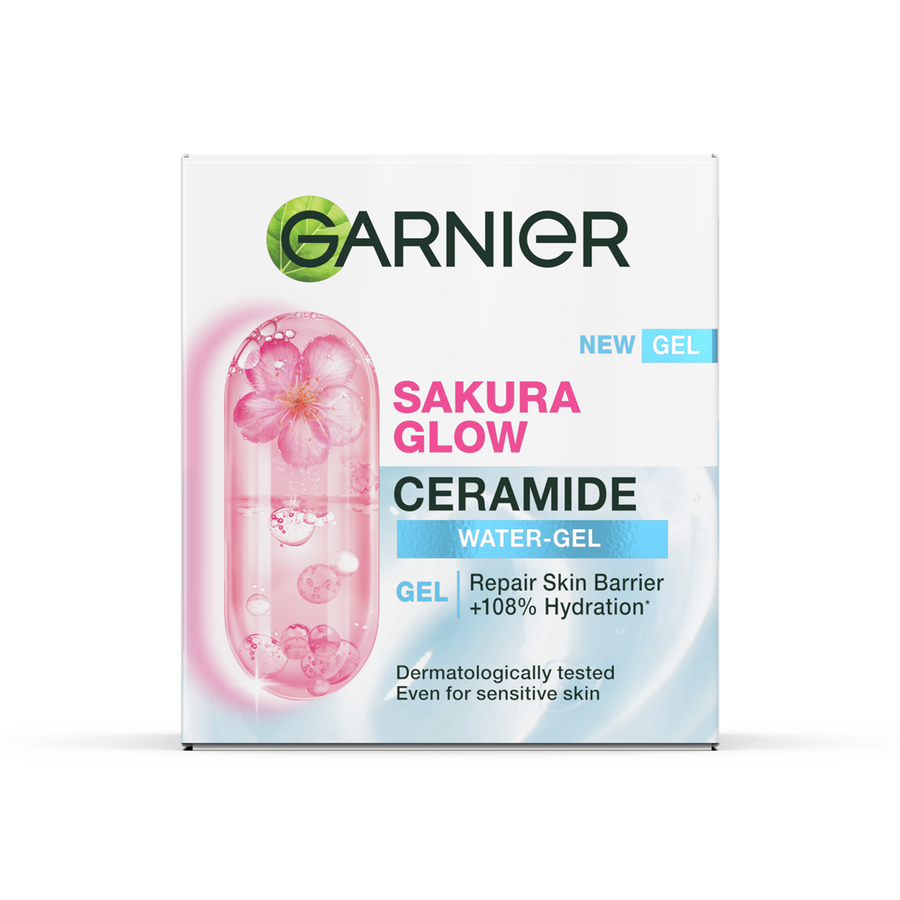 Sakura Glow Water Gel 50ML: Radiant Skin with Ceramides | Garnier