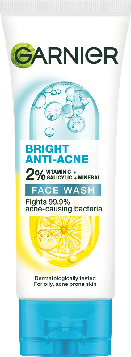 Buy Bright Complete 3-in-1 Anti Acne Cleanser | Garnier PH