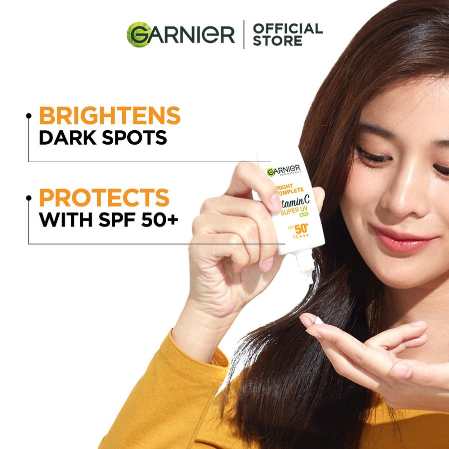 Bright Complete UV Matte Vitamin C Sunscreen SPF50护 | Garnier